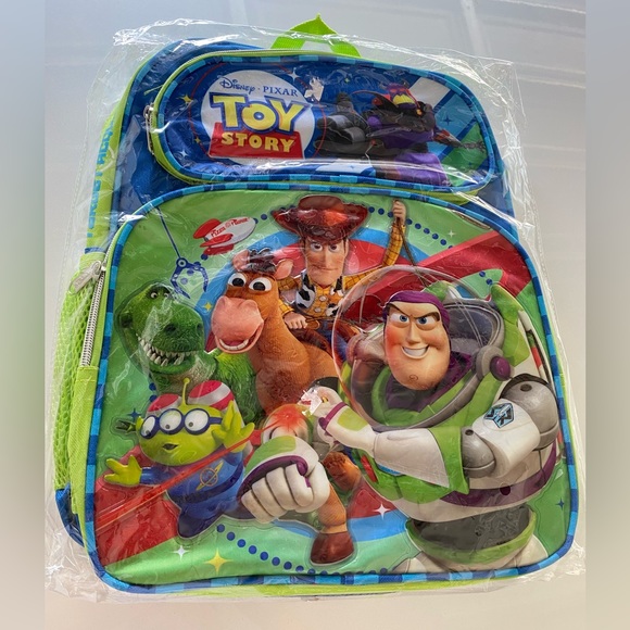 Pixar | Accessories | Pixars Toy Story Boys Backpack Bluelime Green ...